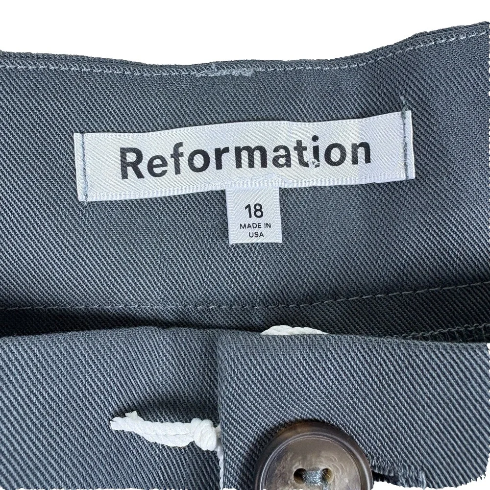 Reformation | Pants & Jumpsuits | Reformation Mason Pant Blue Gray ...
